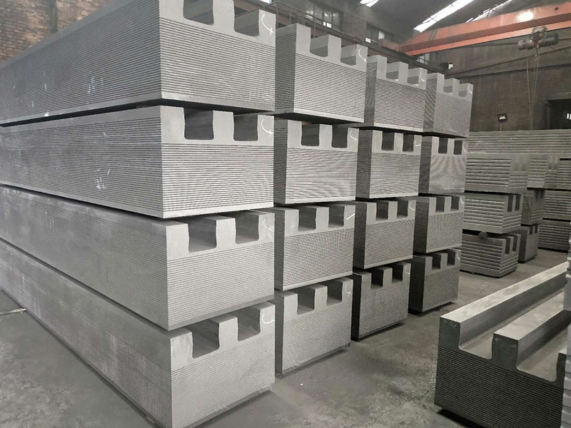 Carbon Cathode Block for Aluminium Smelting Pot , Bottom Cathode ...
